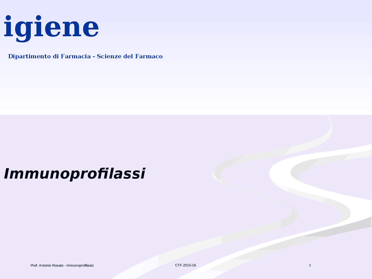 Concetti Sullimmunoprofilassi Docsity