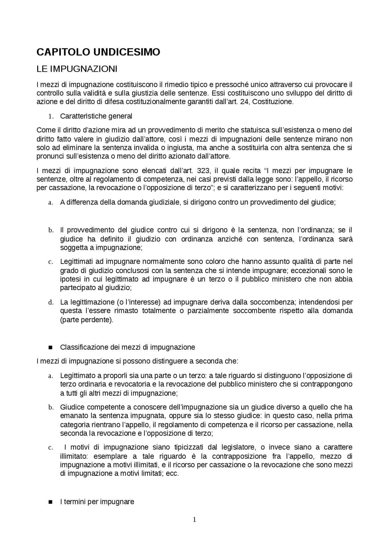 PROCEDURA CIVILE - SECONDA PARTE | Appunti di Diritto Processuale Civile | Docsity