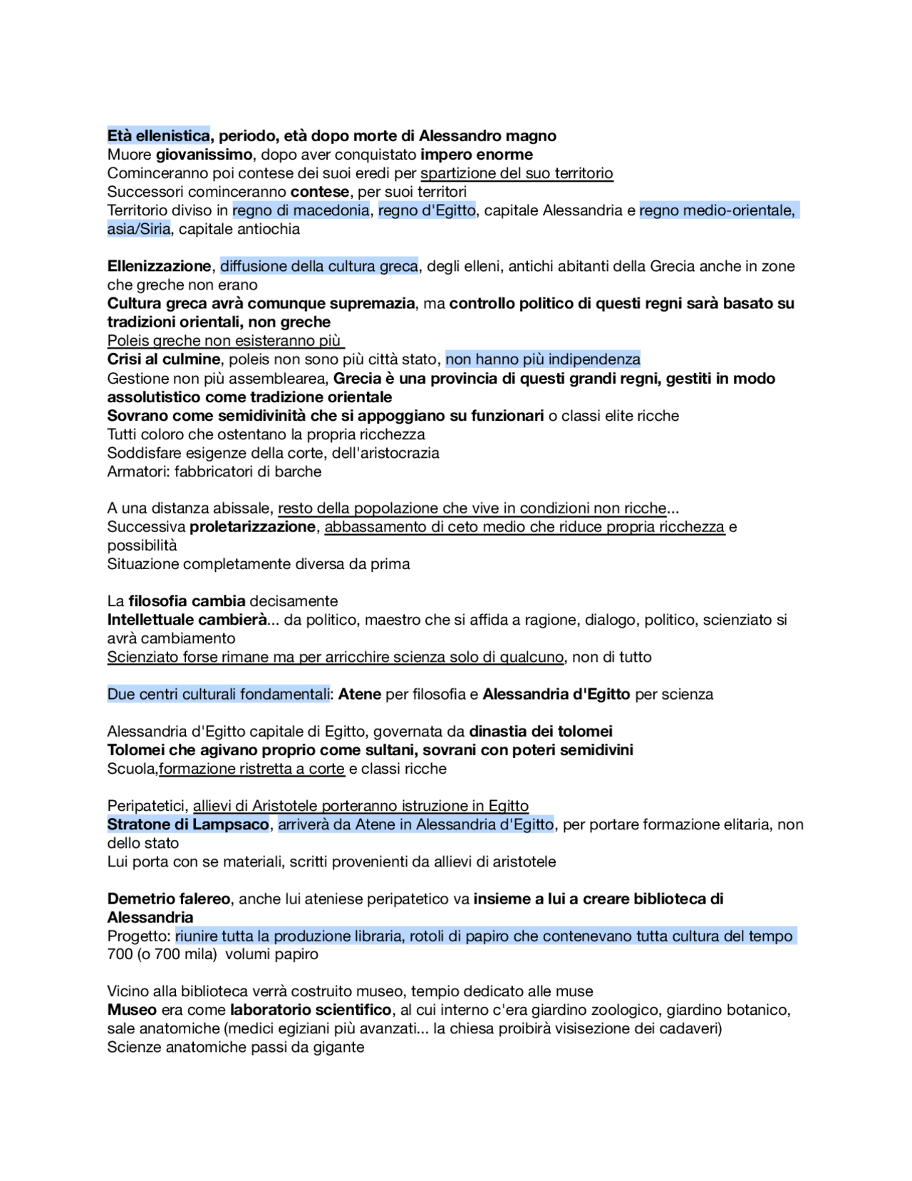 Le Filosofie Ellenistiche Docsity