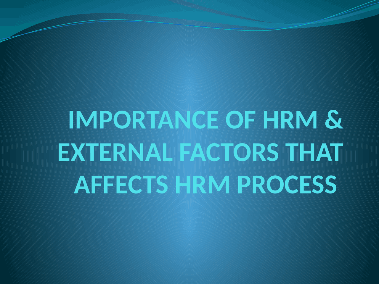 External Factors Of Hrm Lecture Notes Human Resource Management Docsity