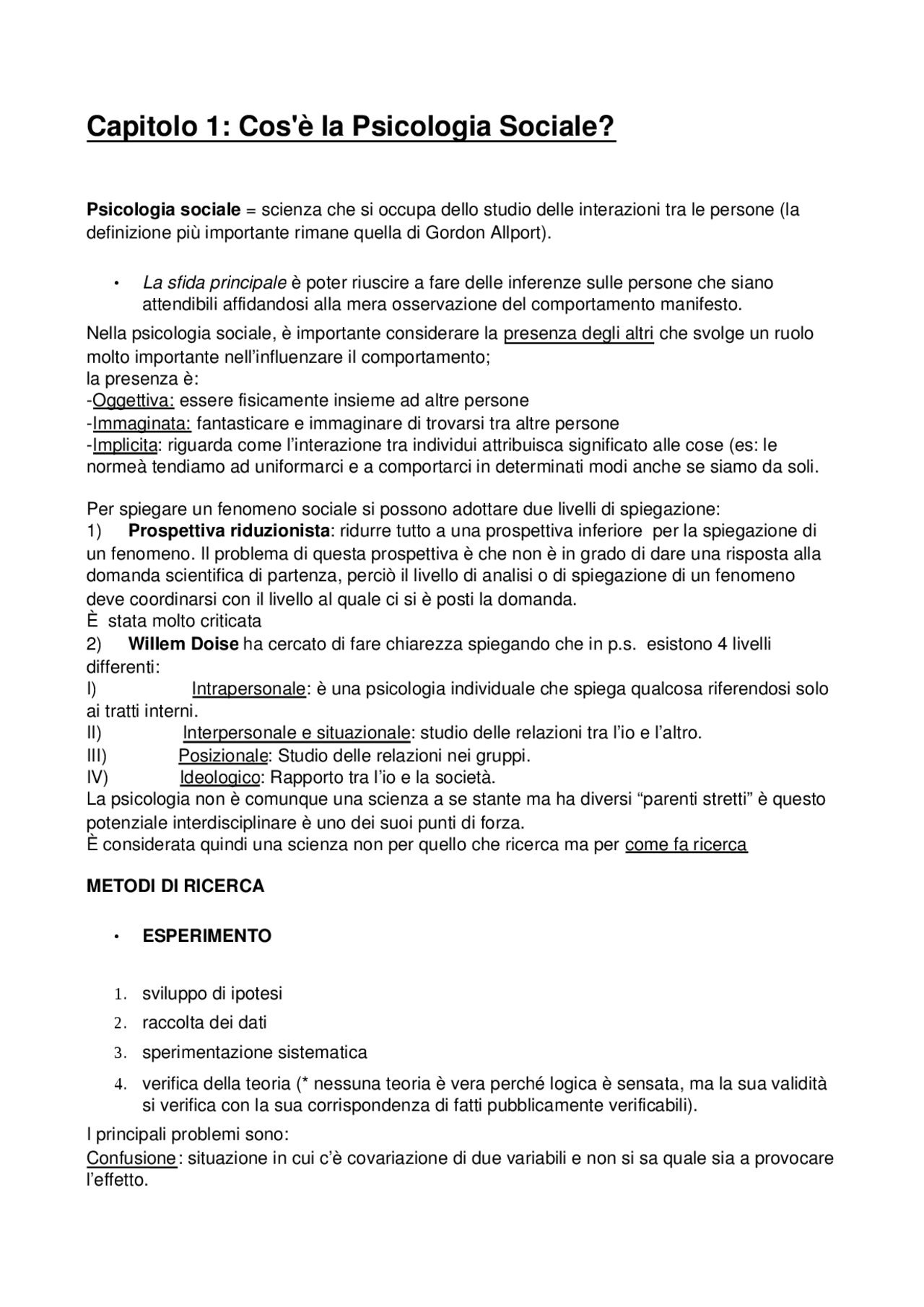 Psicologia Sociale Hoggandvaughan Docsity