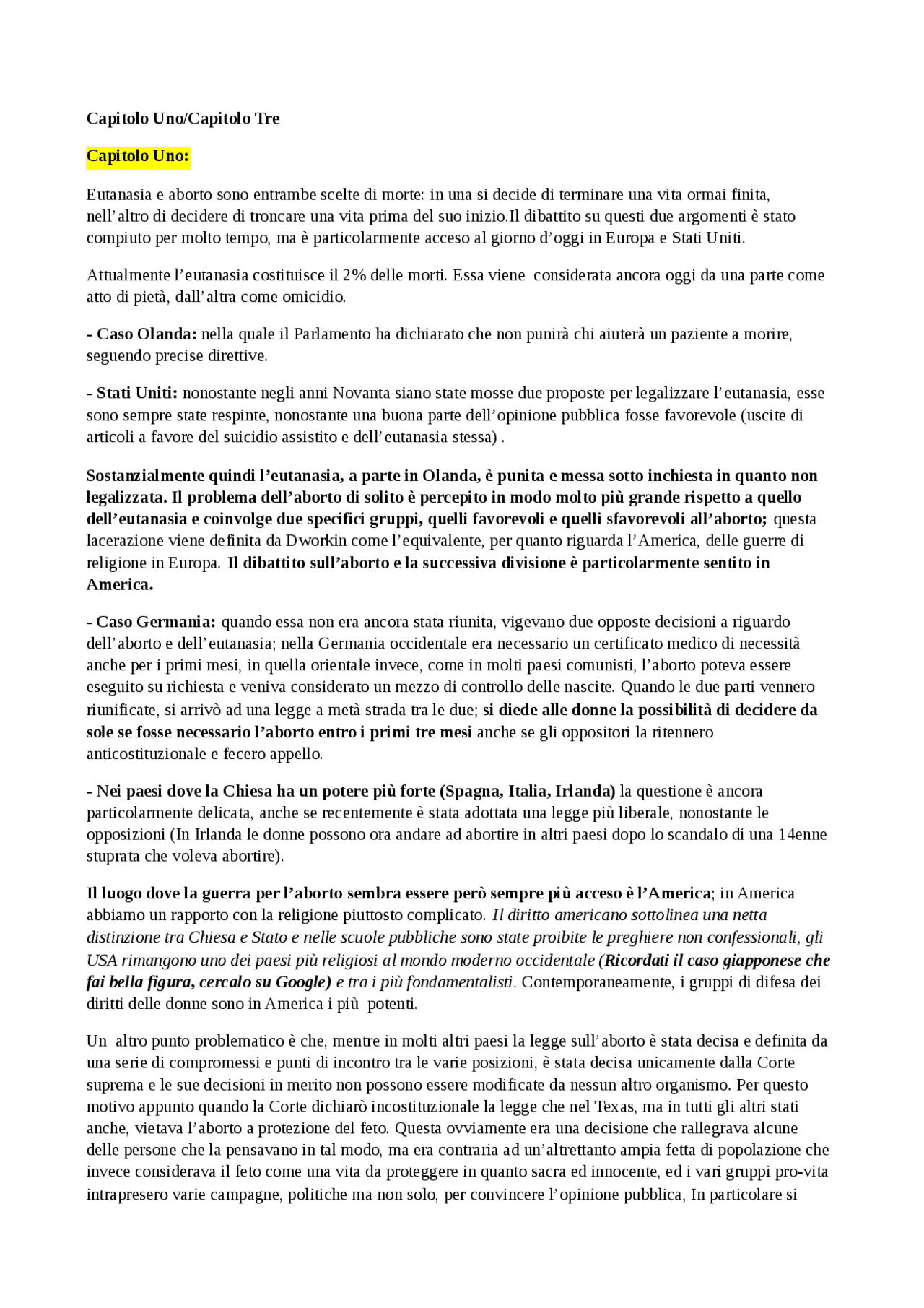 Dworkin Il Dominio Della Vita Docsity