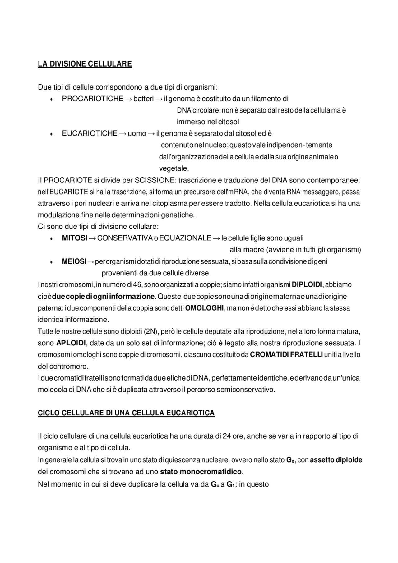 Appunti Genetica Medicina Docsity
