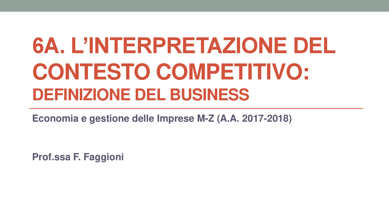 Dispense Integrative Prof Francesca Faggioni Egi Ii Canale Docsity