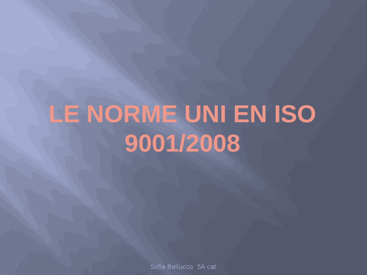 Presentazione Di Cantiere Le Norme Uni Docsity