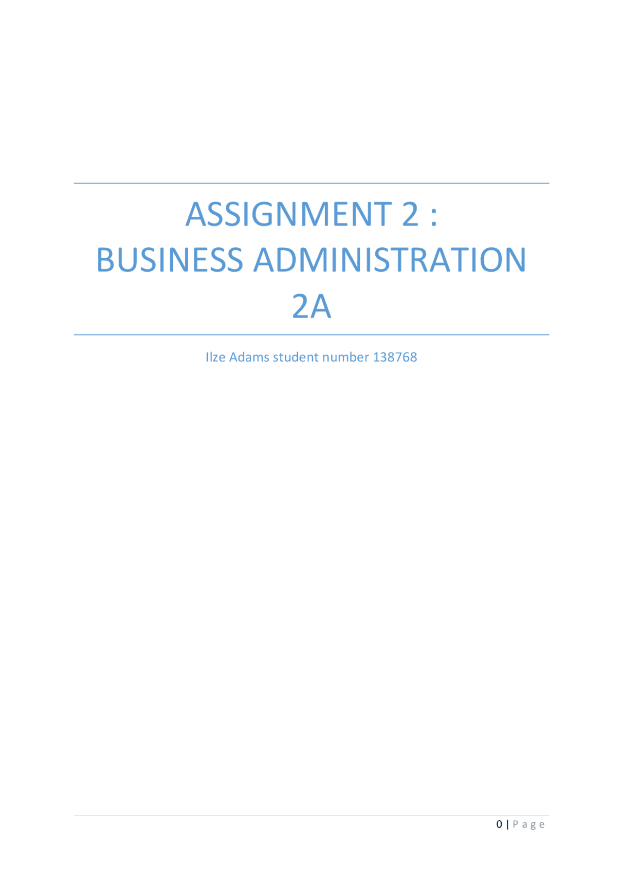 Business Administration Assignment | Essays (university) Business ...