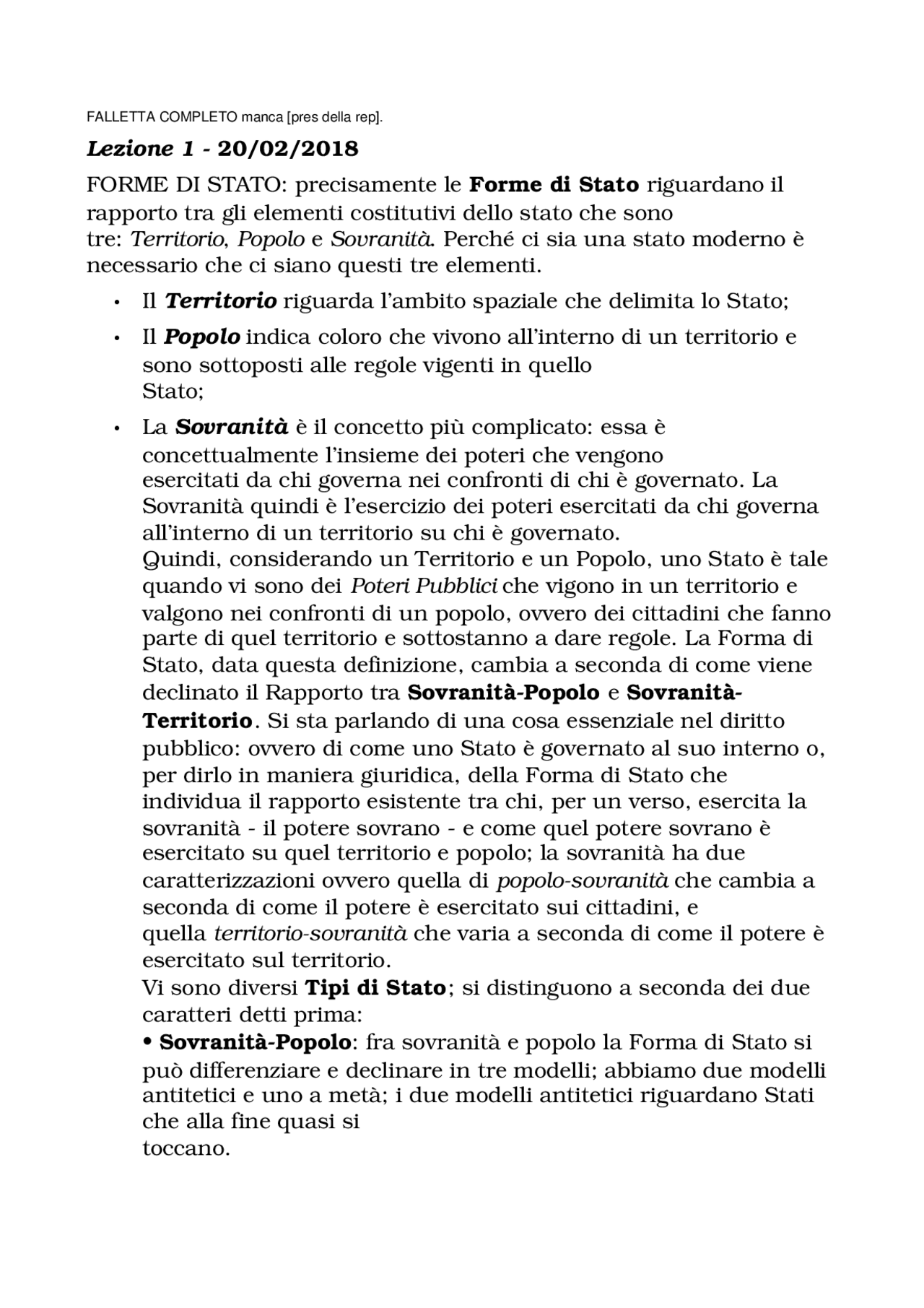 Diritto Pubblico Riassunti Luiss Docsity