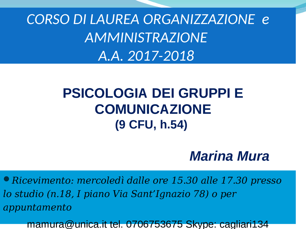 Psicologia Dei Gruppi E Comunicazione Docsity
