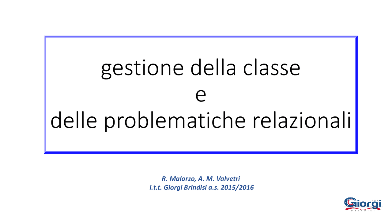 Gestione Della Classe Docsity