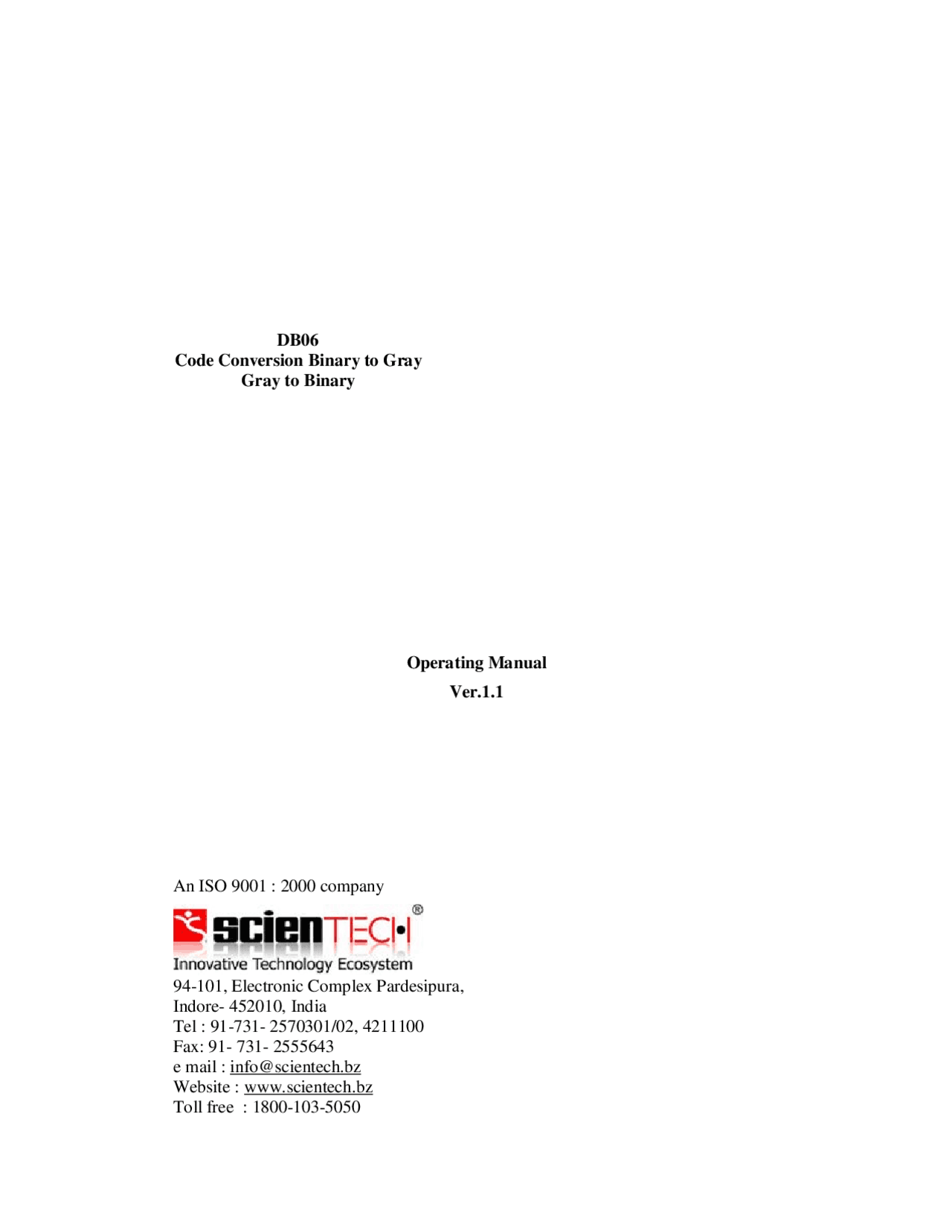 Implementation Of Binary To Gray And Gray To Binary Conversion Docsity