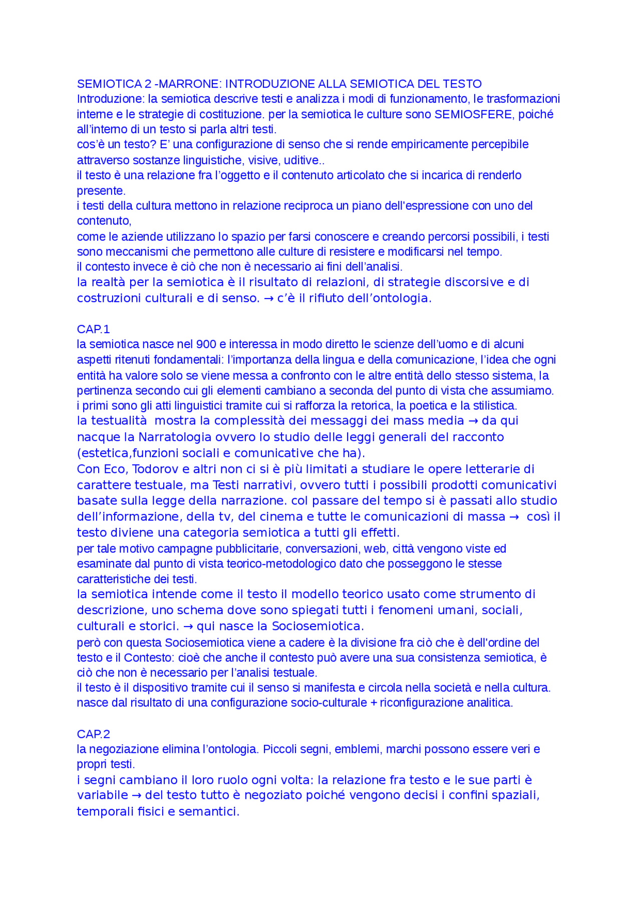 Introduzione Alla Semiotica Docsity