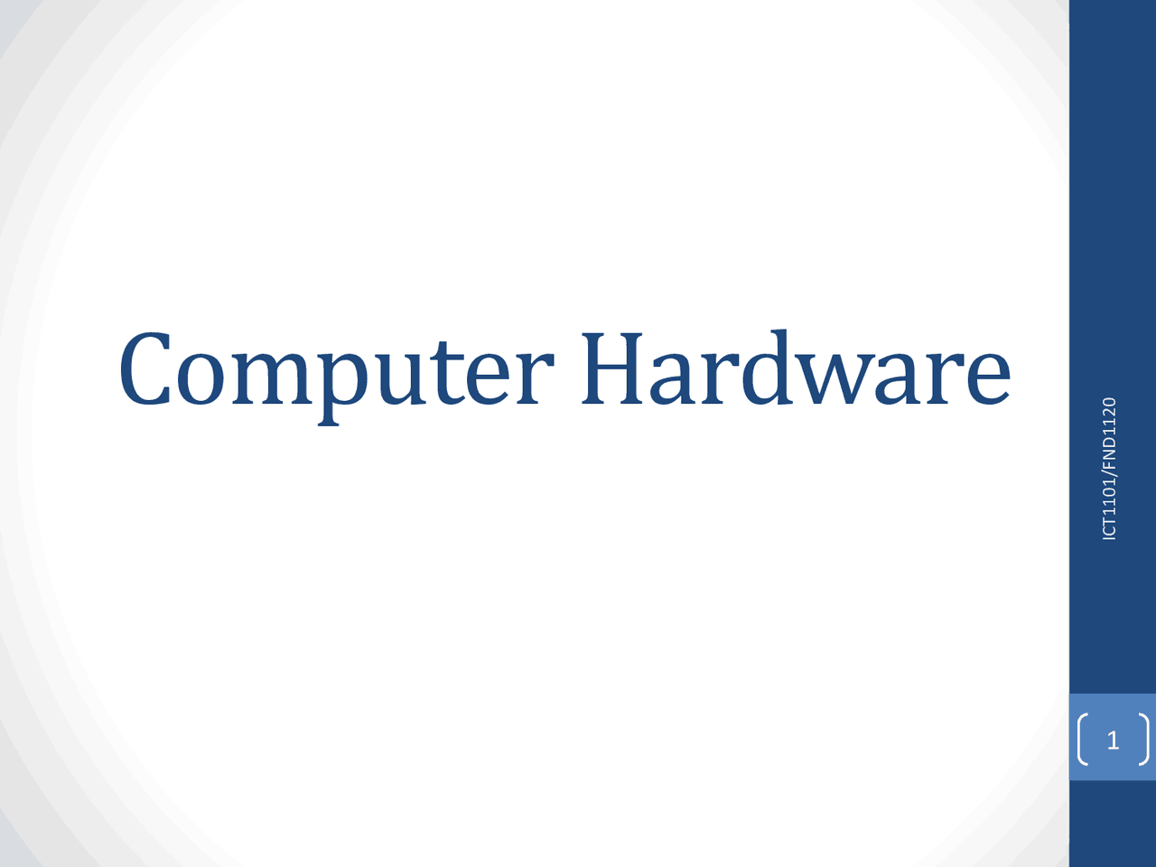 Computer hardware - information and communication technology | Essays ...