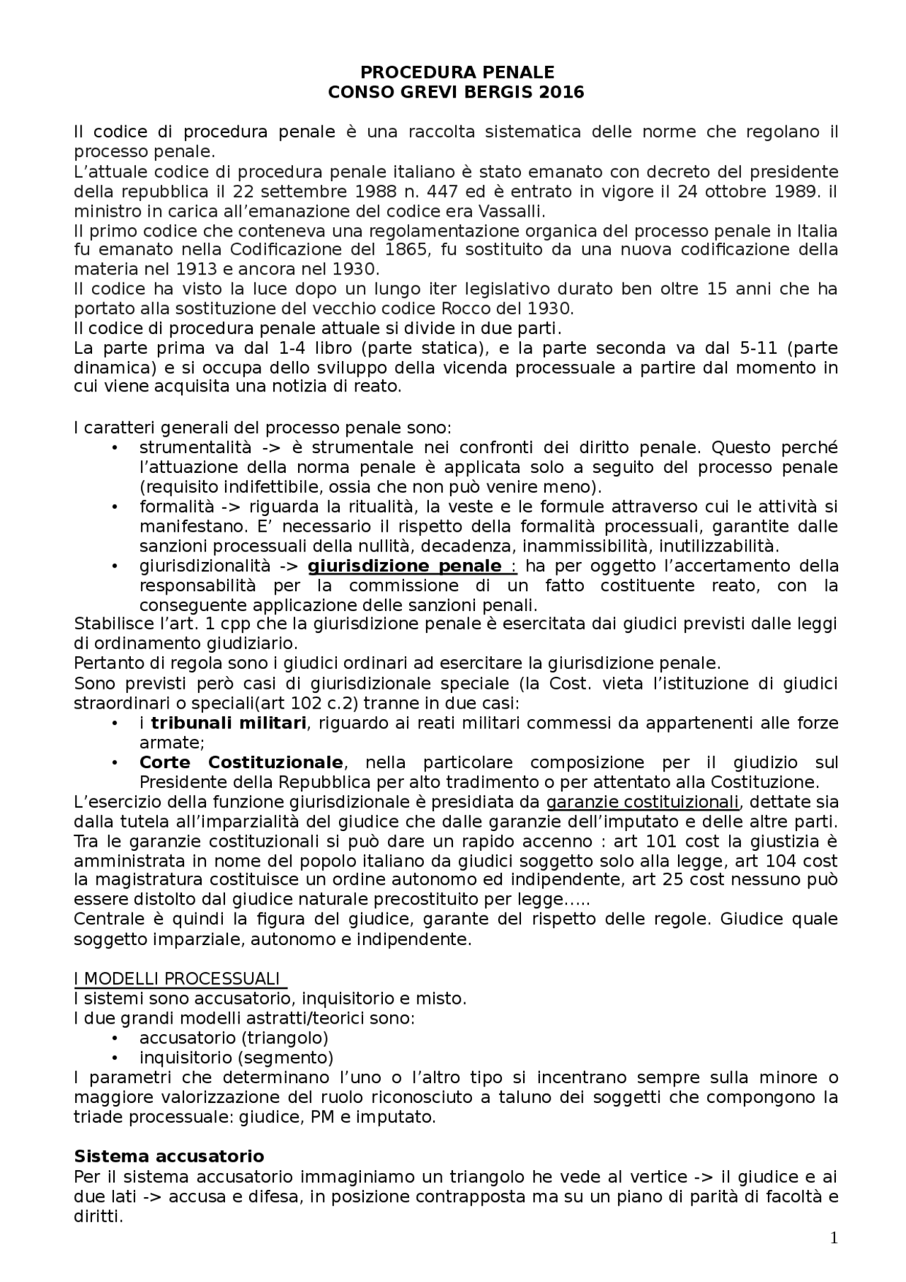 Procedura Penale Conso Grevi Ed 2016 Docsity