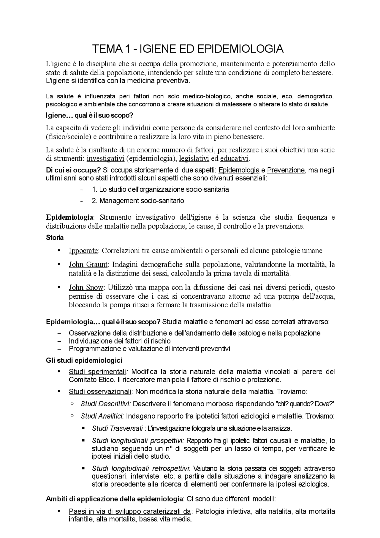 Igiene Unipi Maccari Docsity