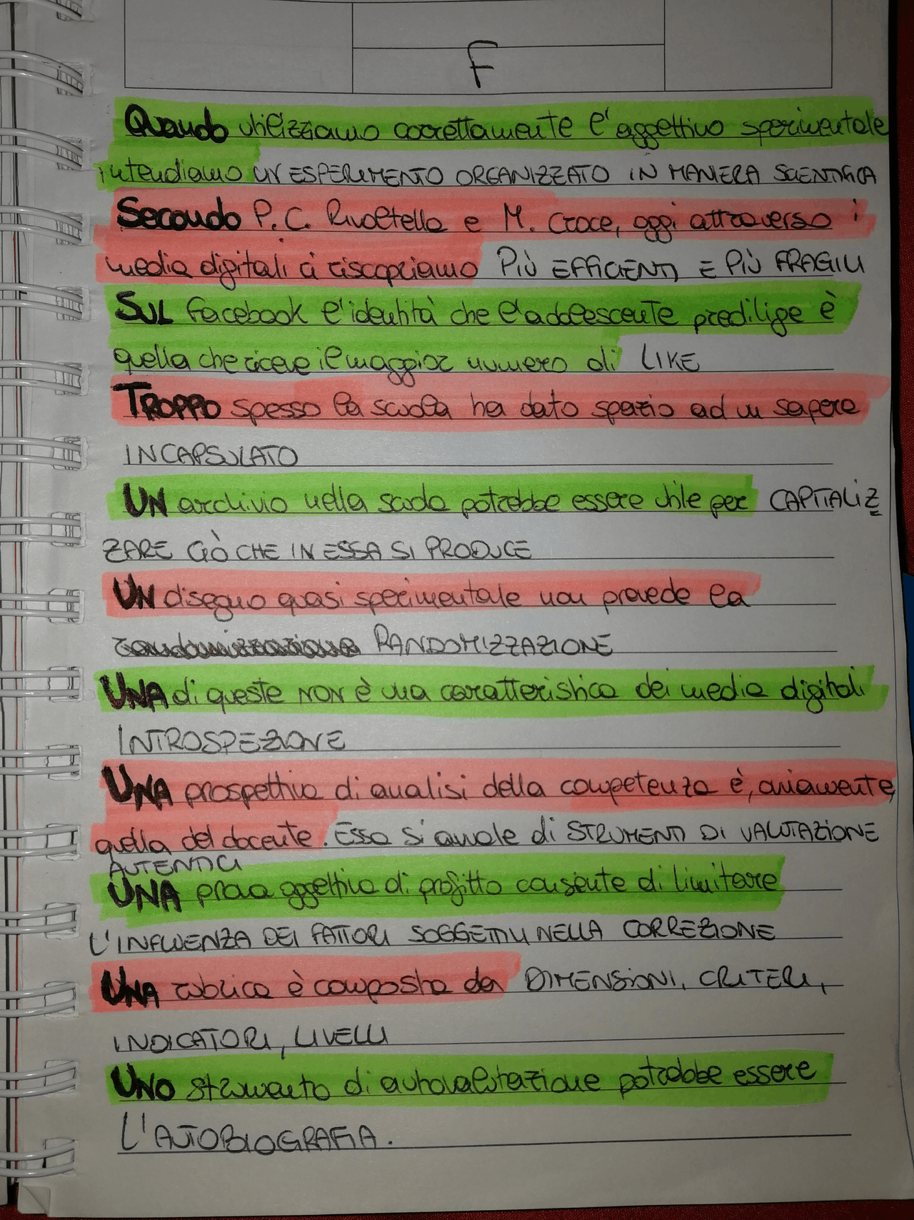 Tecnologie Dellapprendimento Docsity