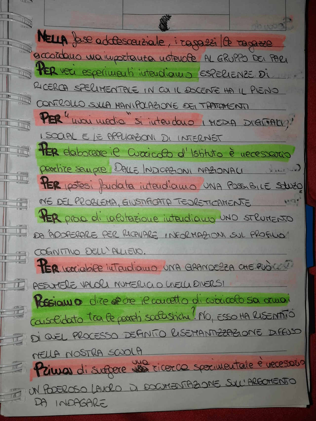 Tecnologie Dellapprendimento Docsity