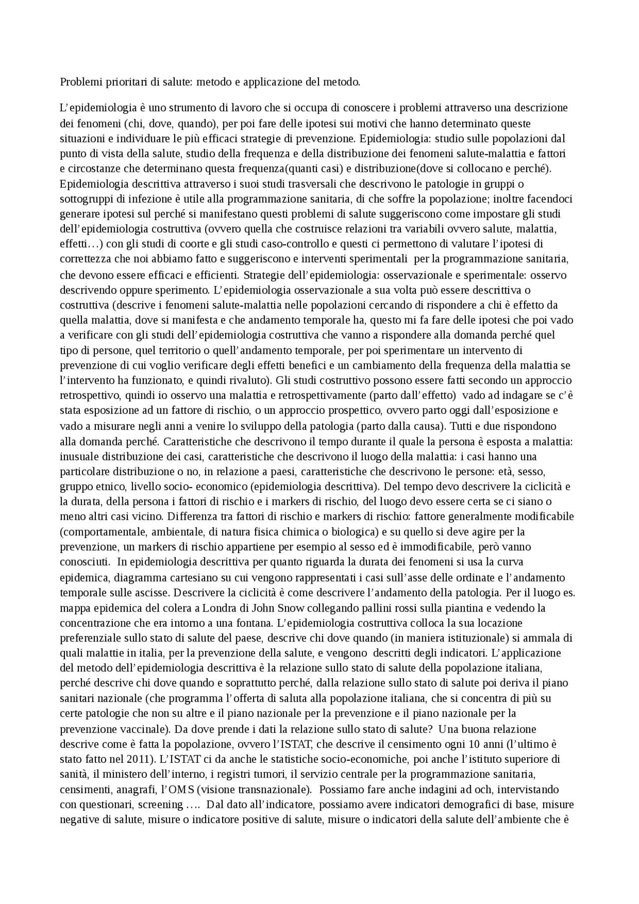 Appunti Di Infermieristica Docsity