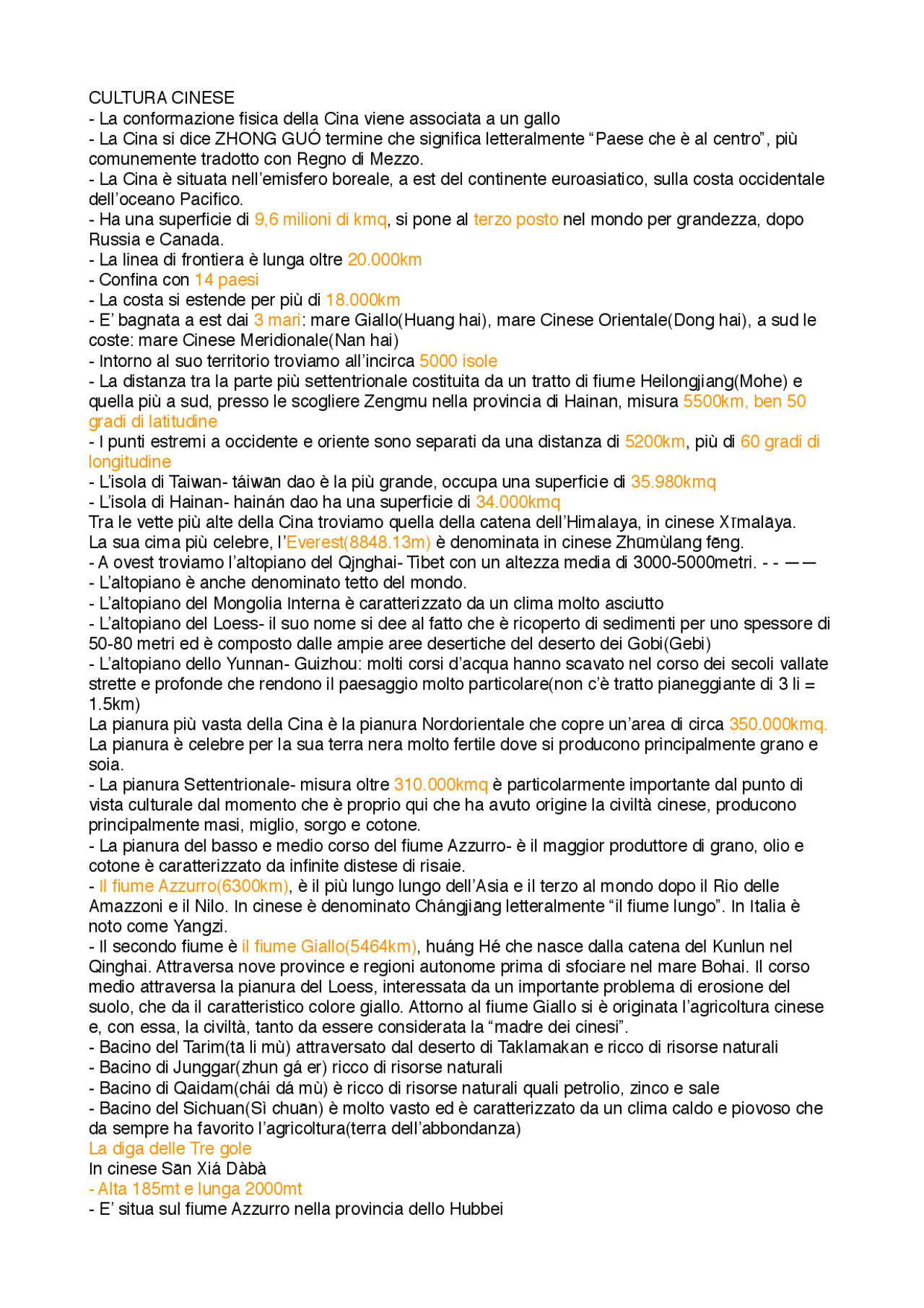 Slide Di Cultura Cinese Docsity