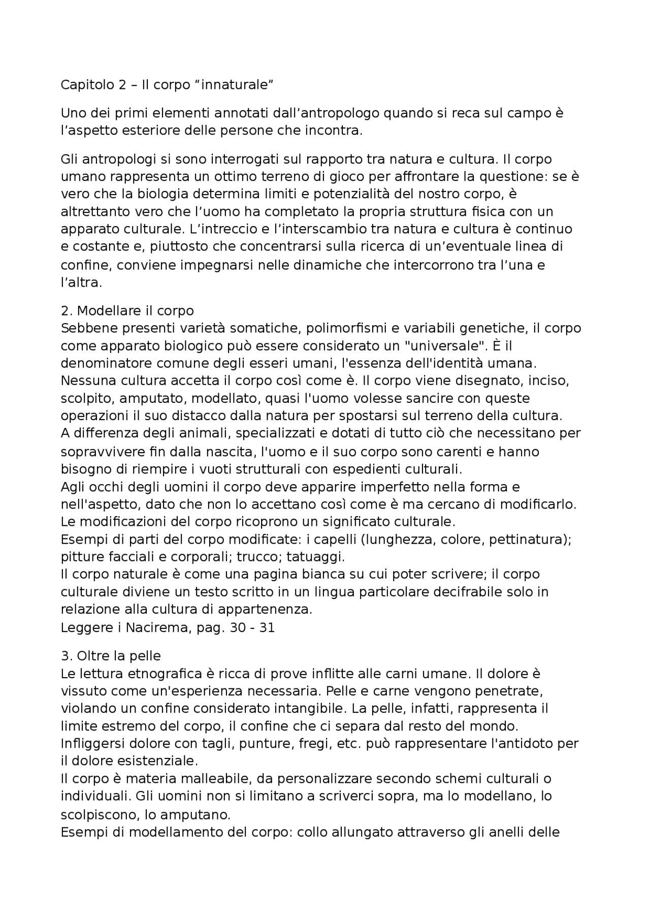 Il Primo Libro Di Antropologia Marco Aime Docsity