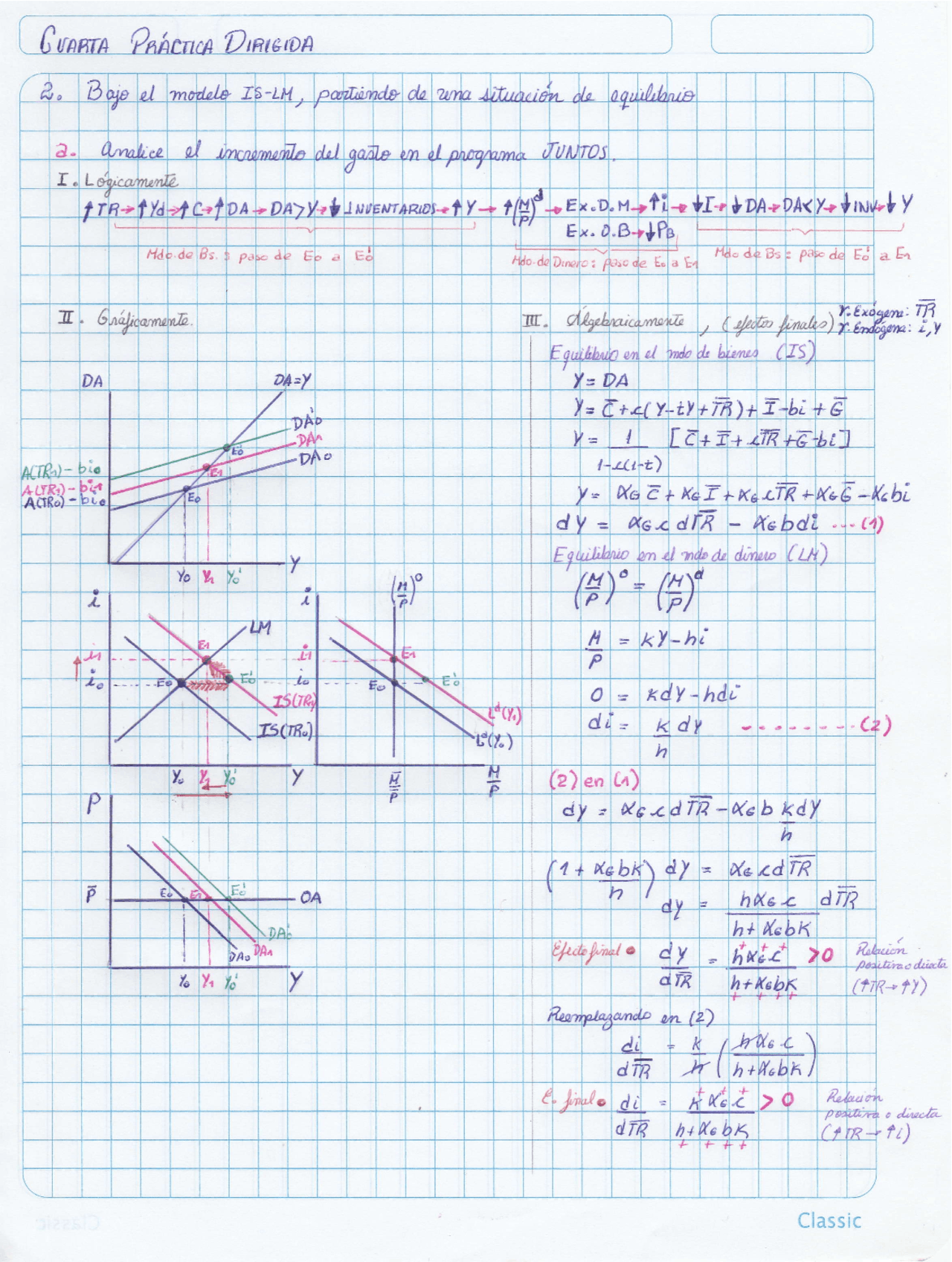 Ejercicios Modelo Is Lm Docsity