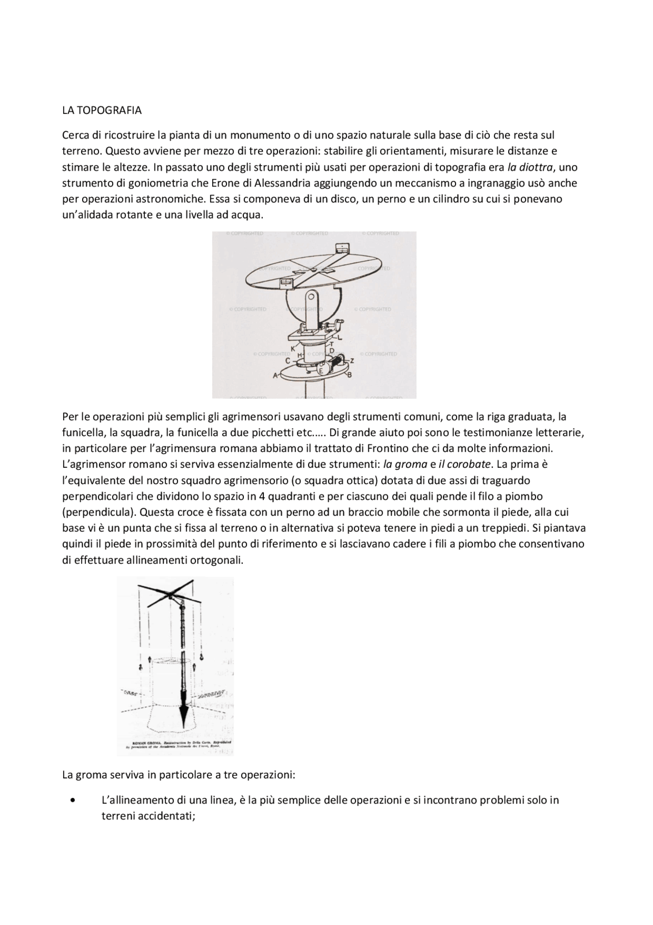 Riassunto l'arte di costruire presso i Romani - Docsity