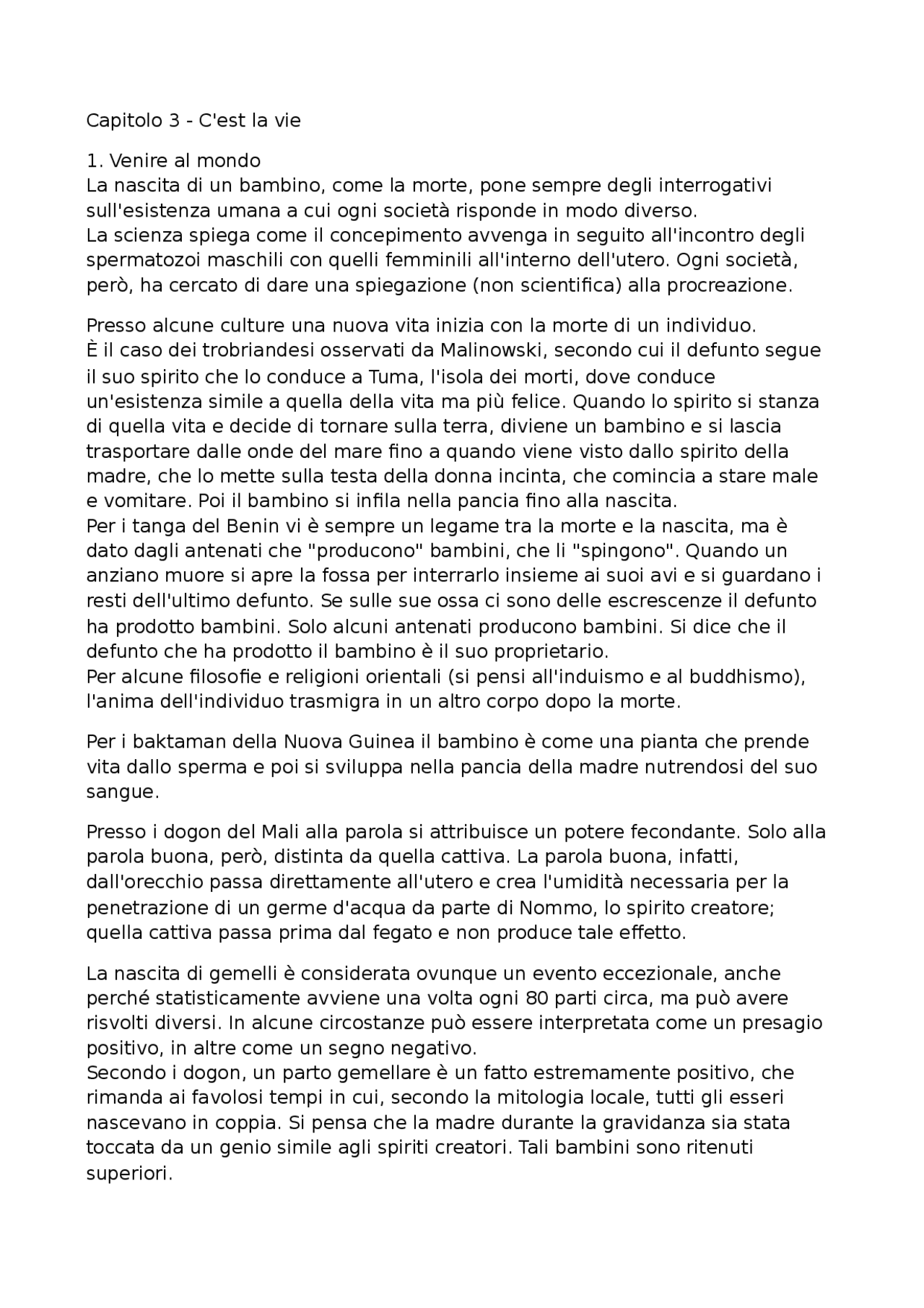 Il Primo Libro Di Antropologia Marco Aime Docsity