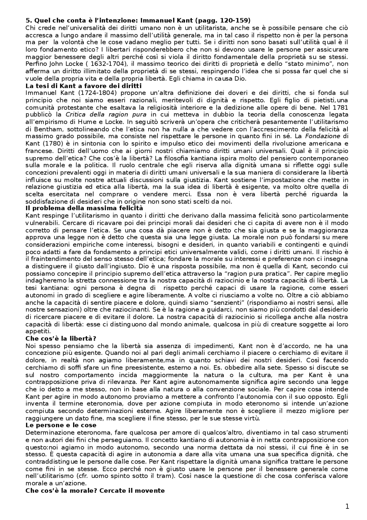 Il Nostro Bene Comune Docsity