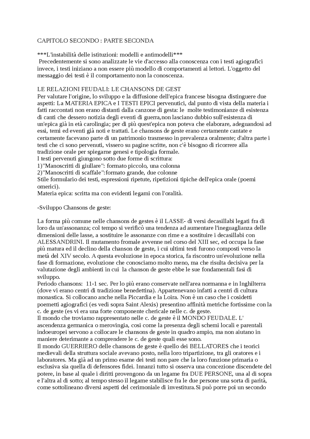 Riassunto Manuale Filologia Romanza A V Brovarone Docsity