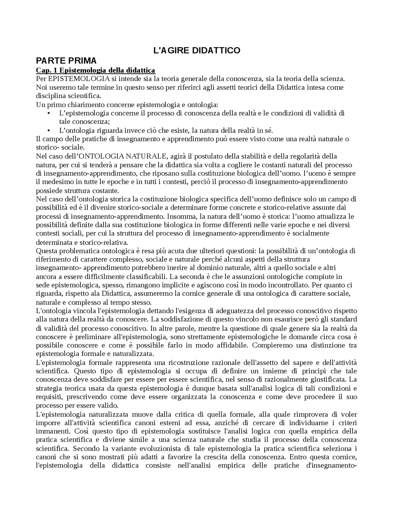 Lagire Didattico Rivoltella Sintesi Docsity