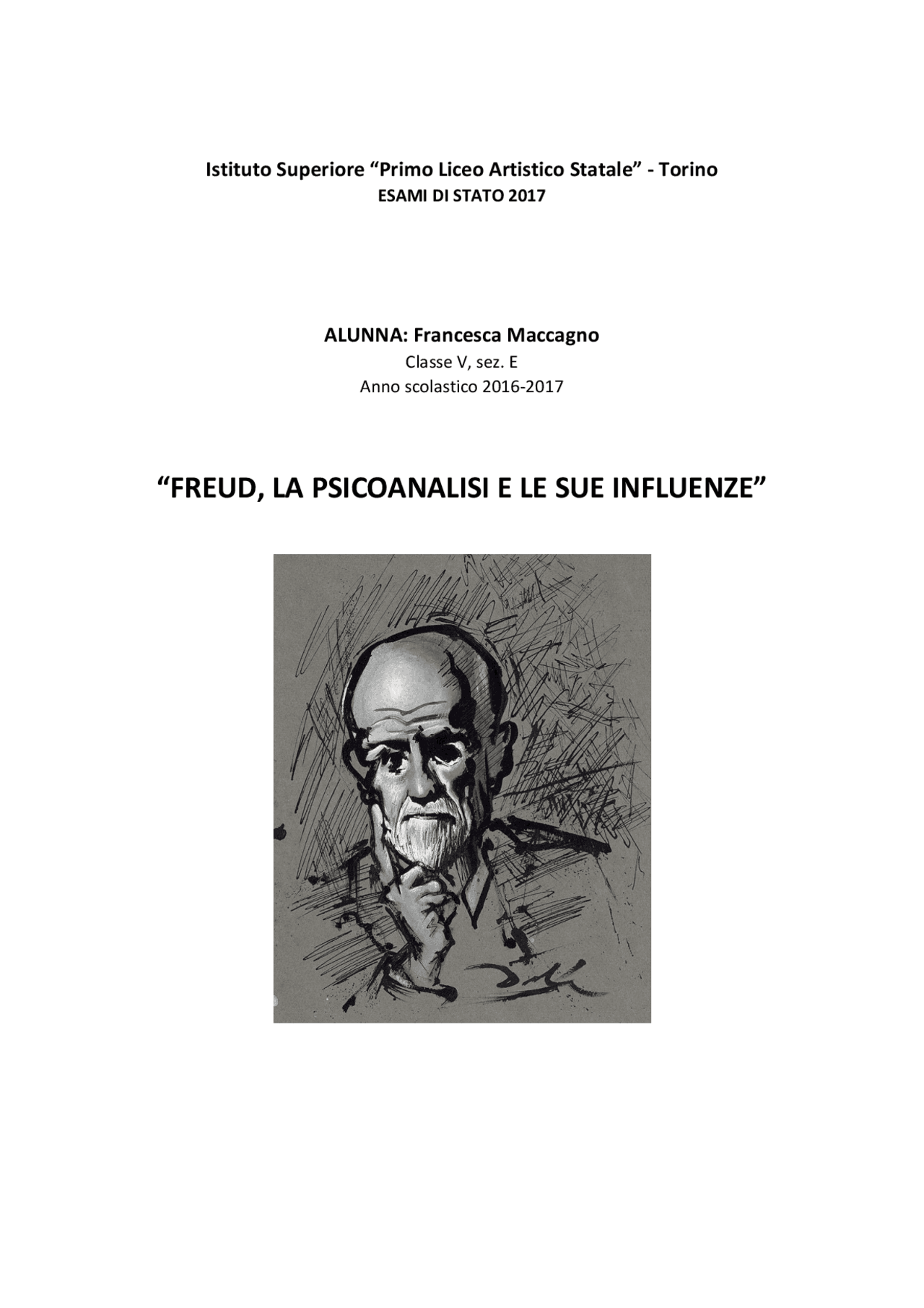 Freud E Le Sue Influenze Docsity