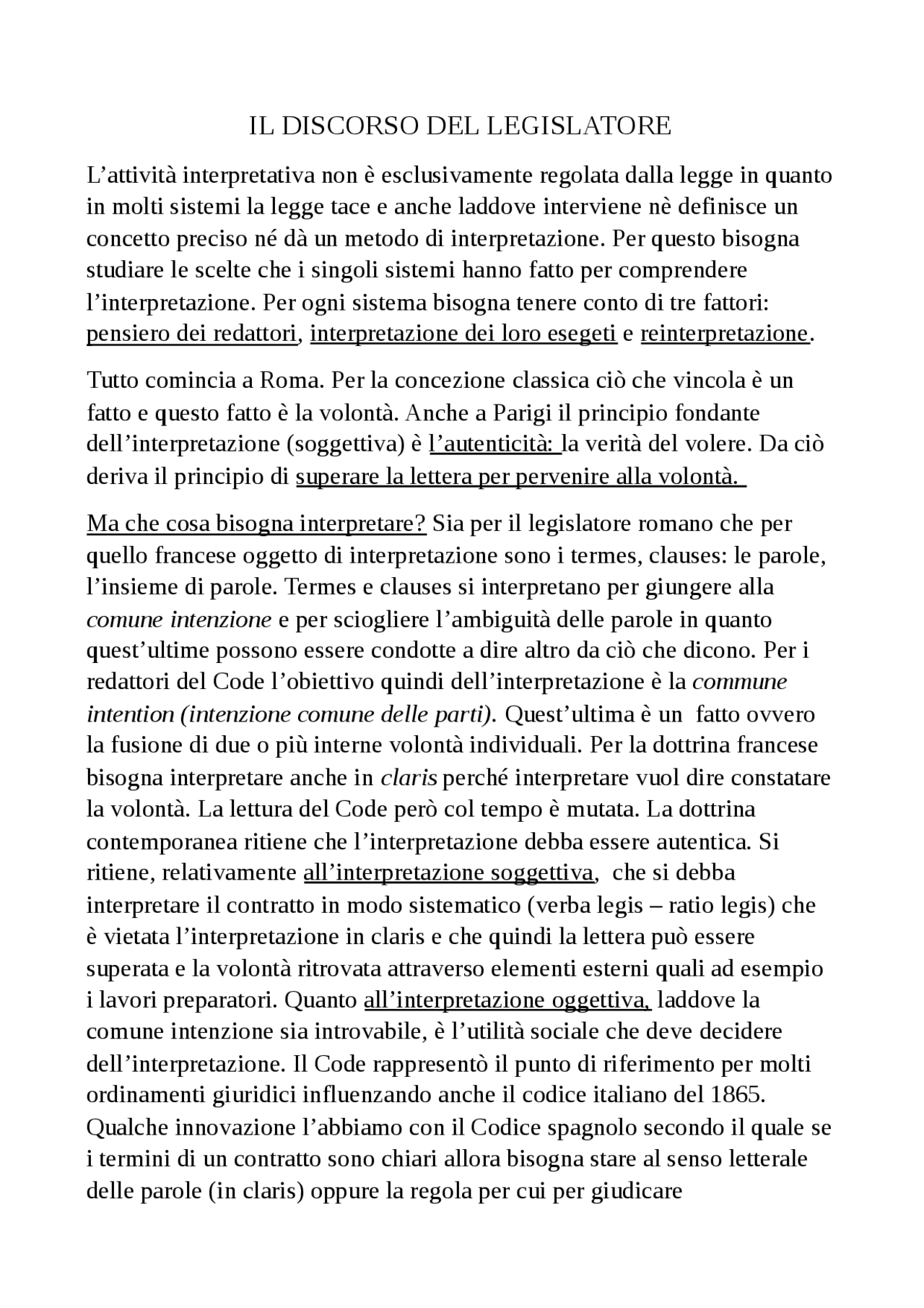 Diritto Civile Senso E Consenso Docsity