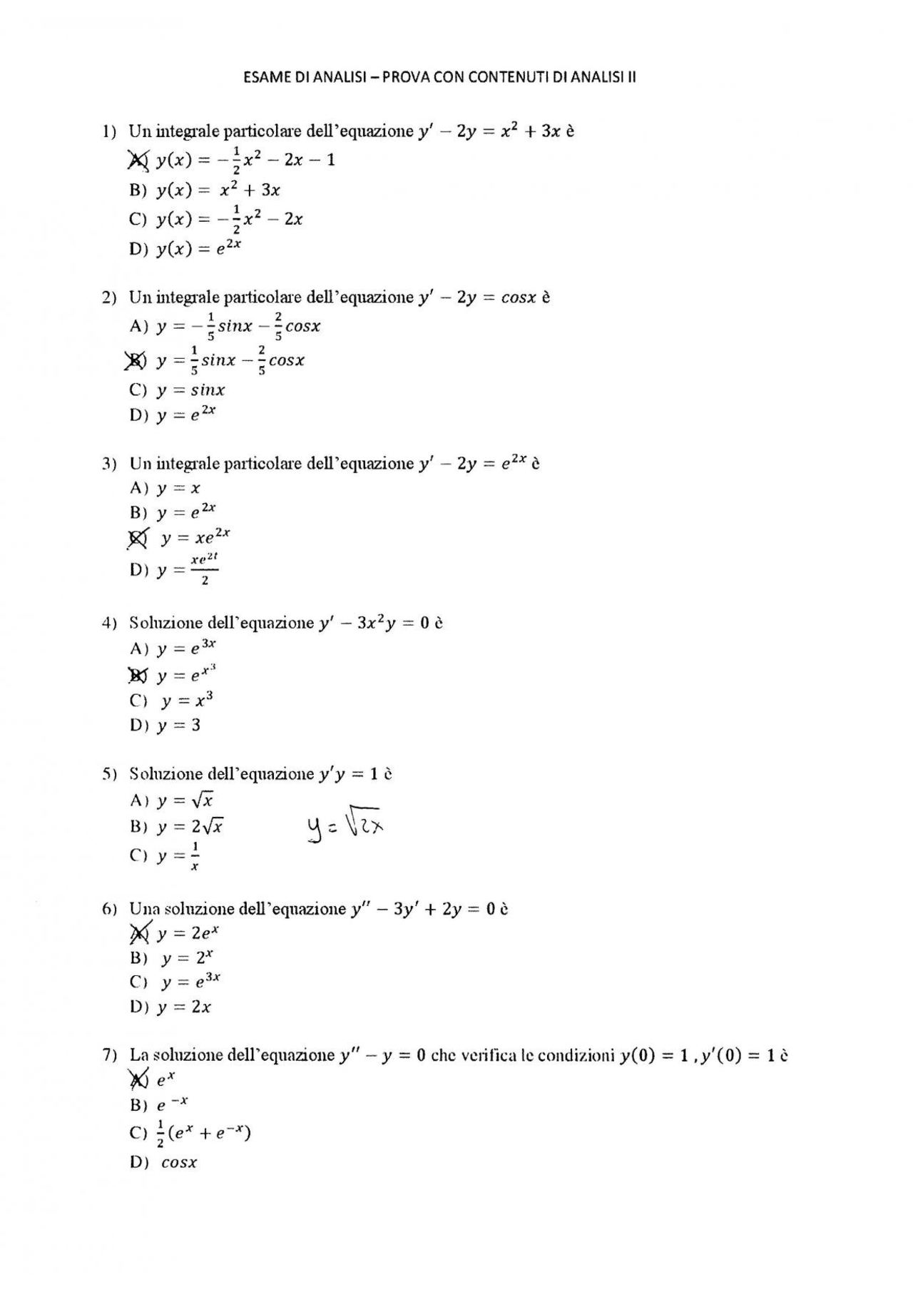 Analisi Matematica I Docsity
