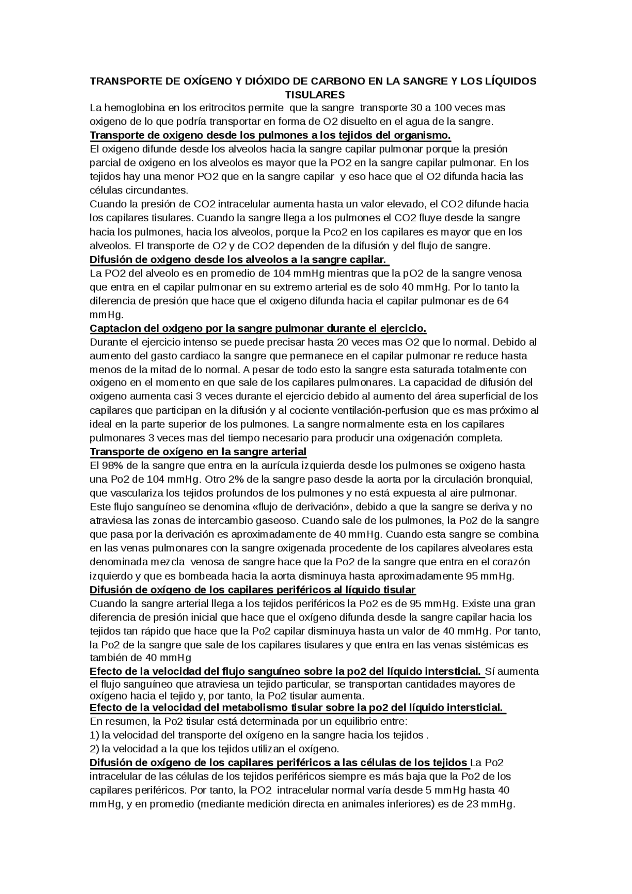 Resumen fisiologia de guyton capitulo 40 ed 12 | Appunti di Fisiologia Umana | Docsity