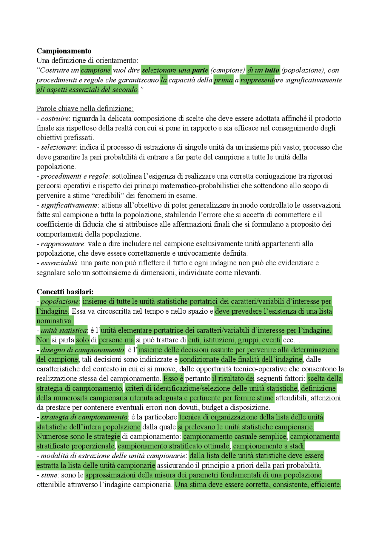 Tecniche Di Indagine Sociale Unipd Docsity