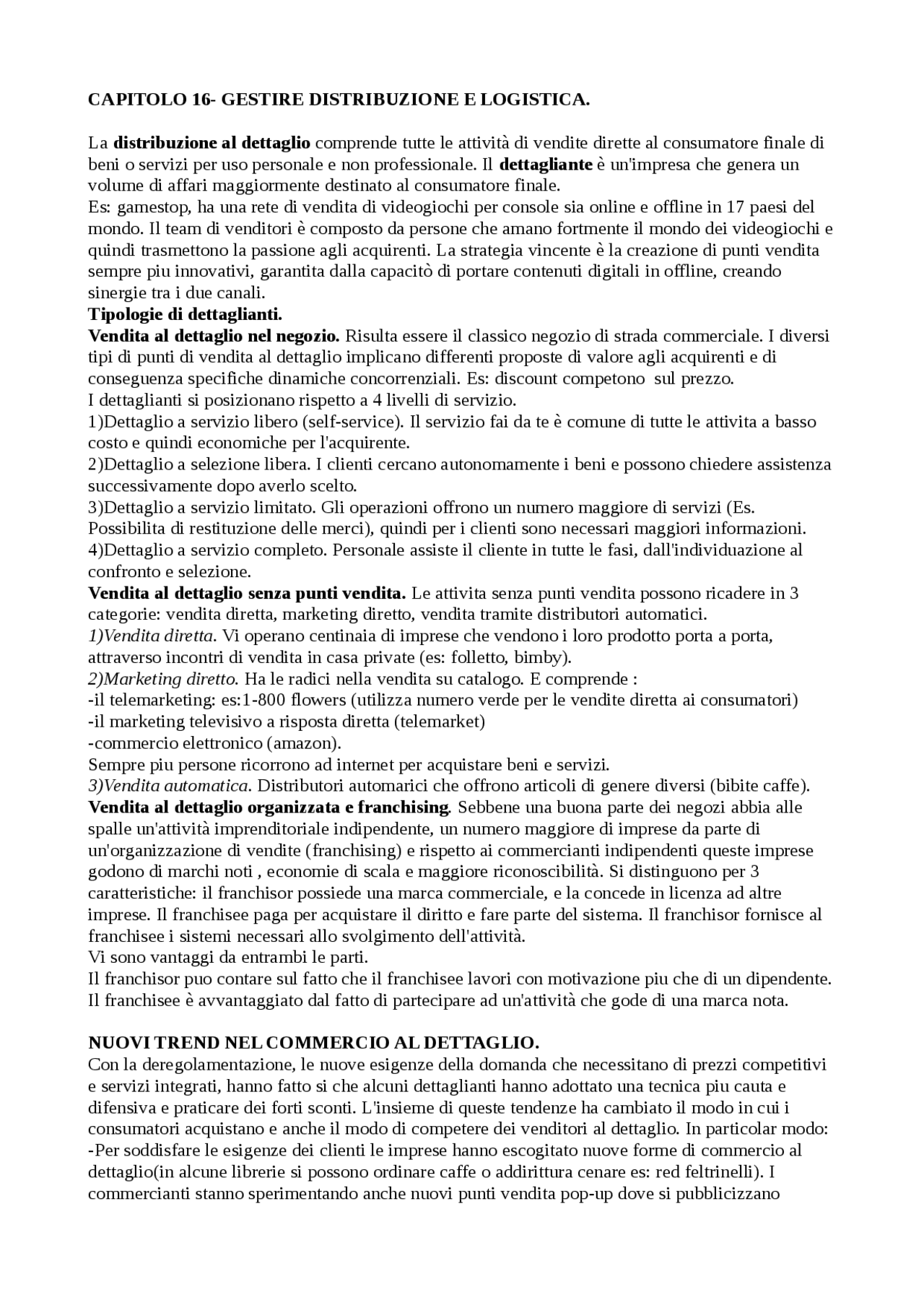 Capitolo 16 Marketing Management Philip Kotler Docsity