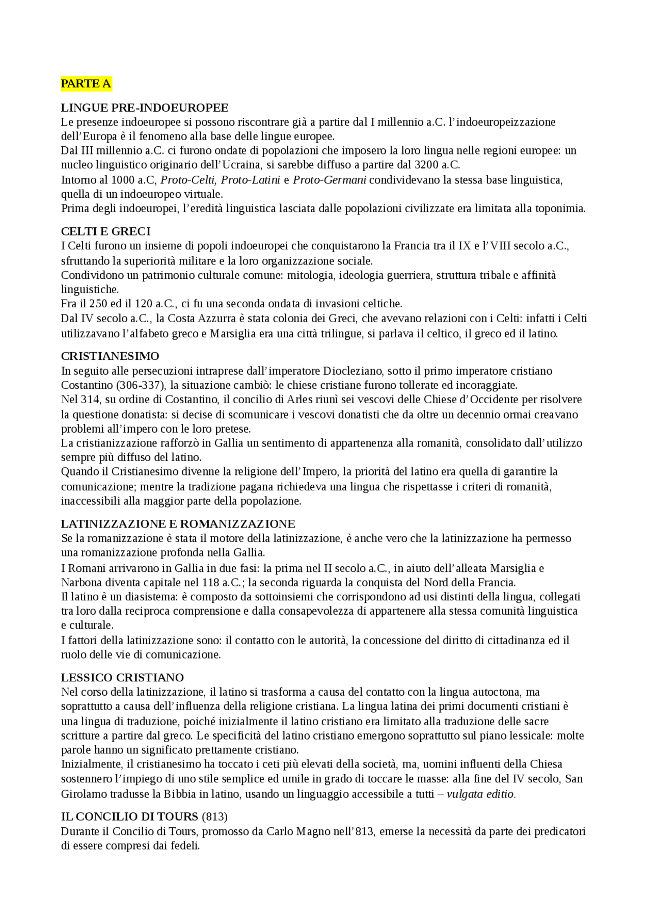 Riassunto Lingua Francese I Prof Floquet Docsity