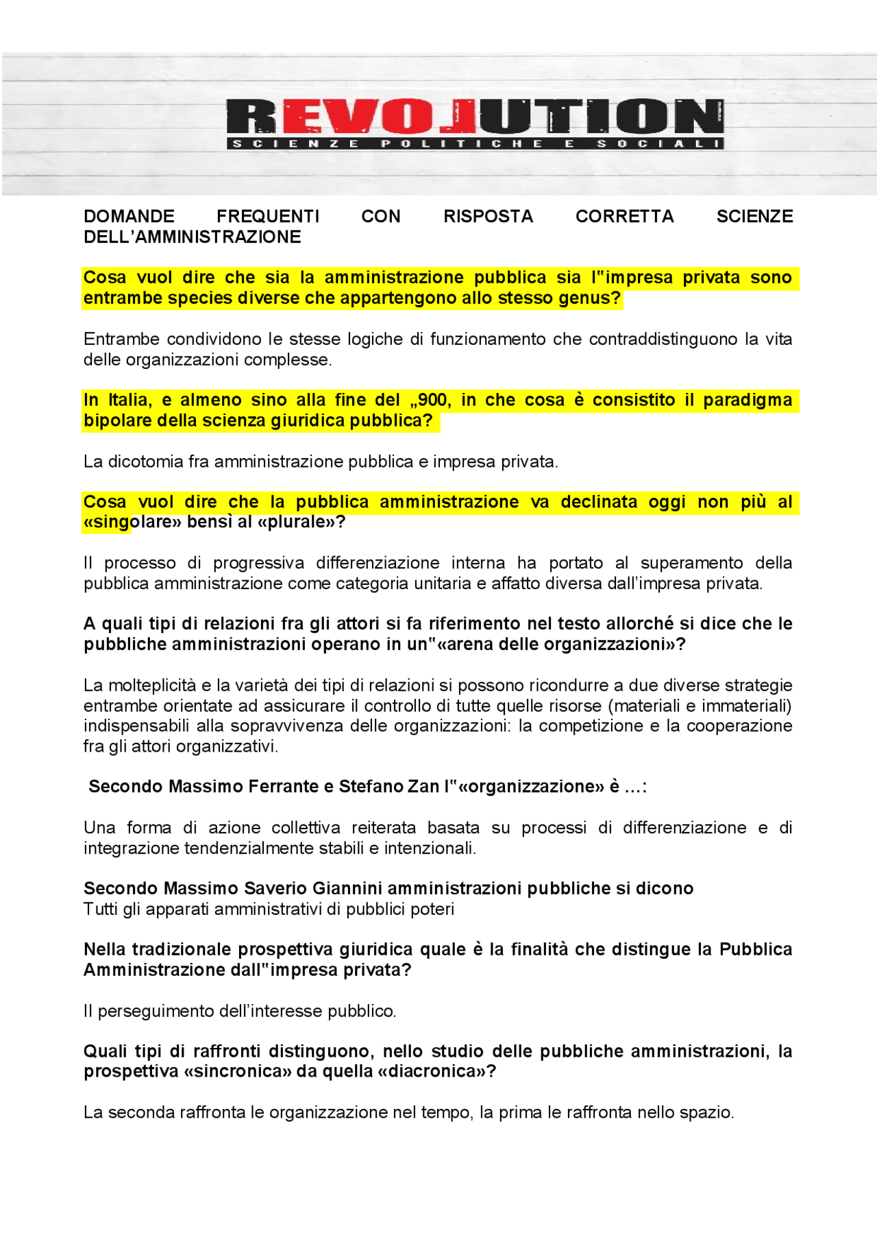 Domande Frequenti Primo Modulo Scamministrazione Pdf Prove Desame
