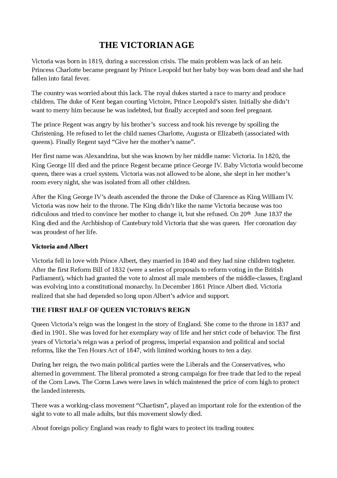 The Victorian Age And Charles Dickens Docsity