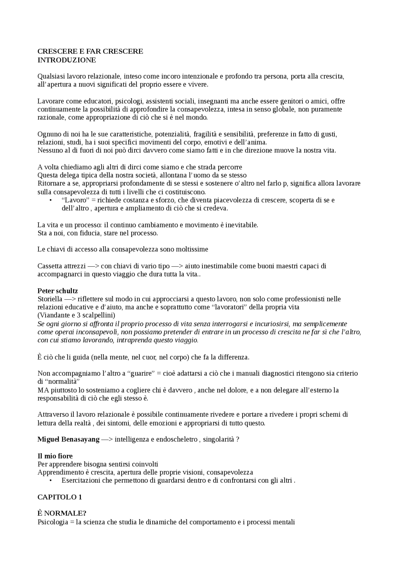 Crescere E Far Crescere Cavalli Docsity