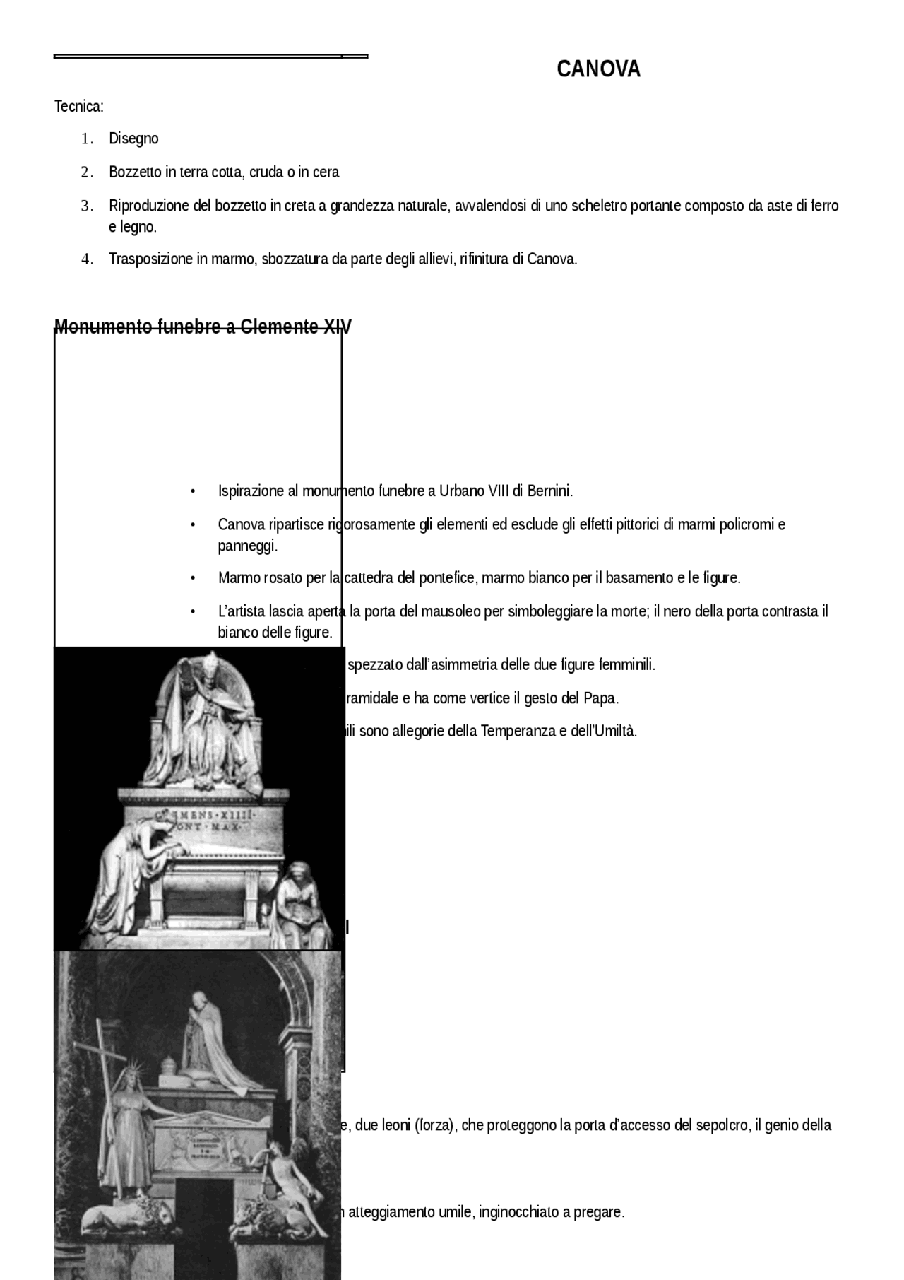 Canova, le opere principali | Appunti di Elementi di storia dell'arte ...