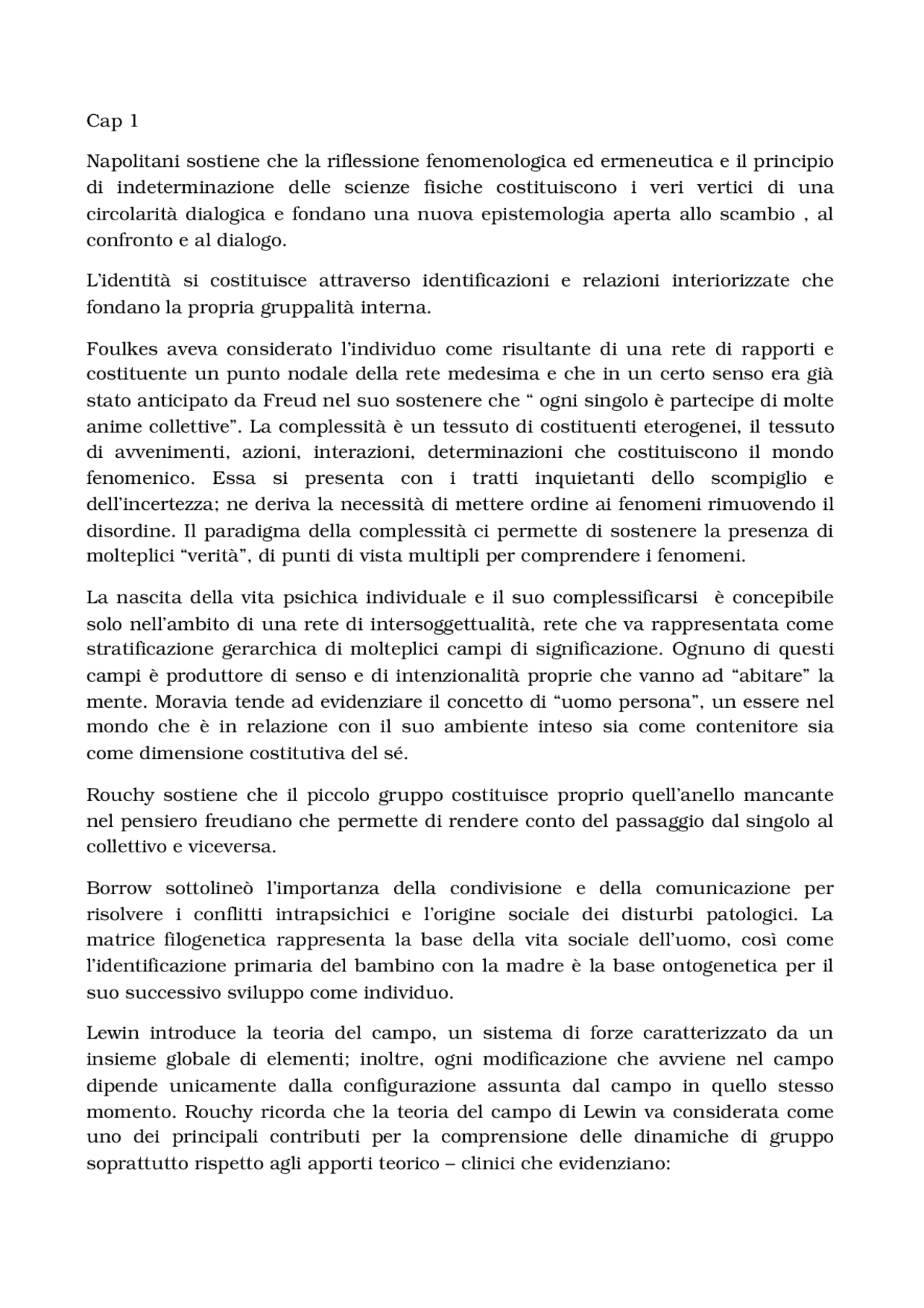 Riassunto Corbella Libro Esame Perilli Docsity
