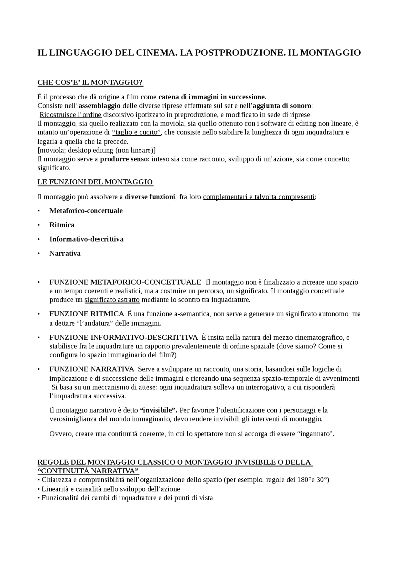 Appunti Teoria Del Linguaggio Visivo Docsity