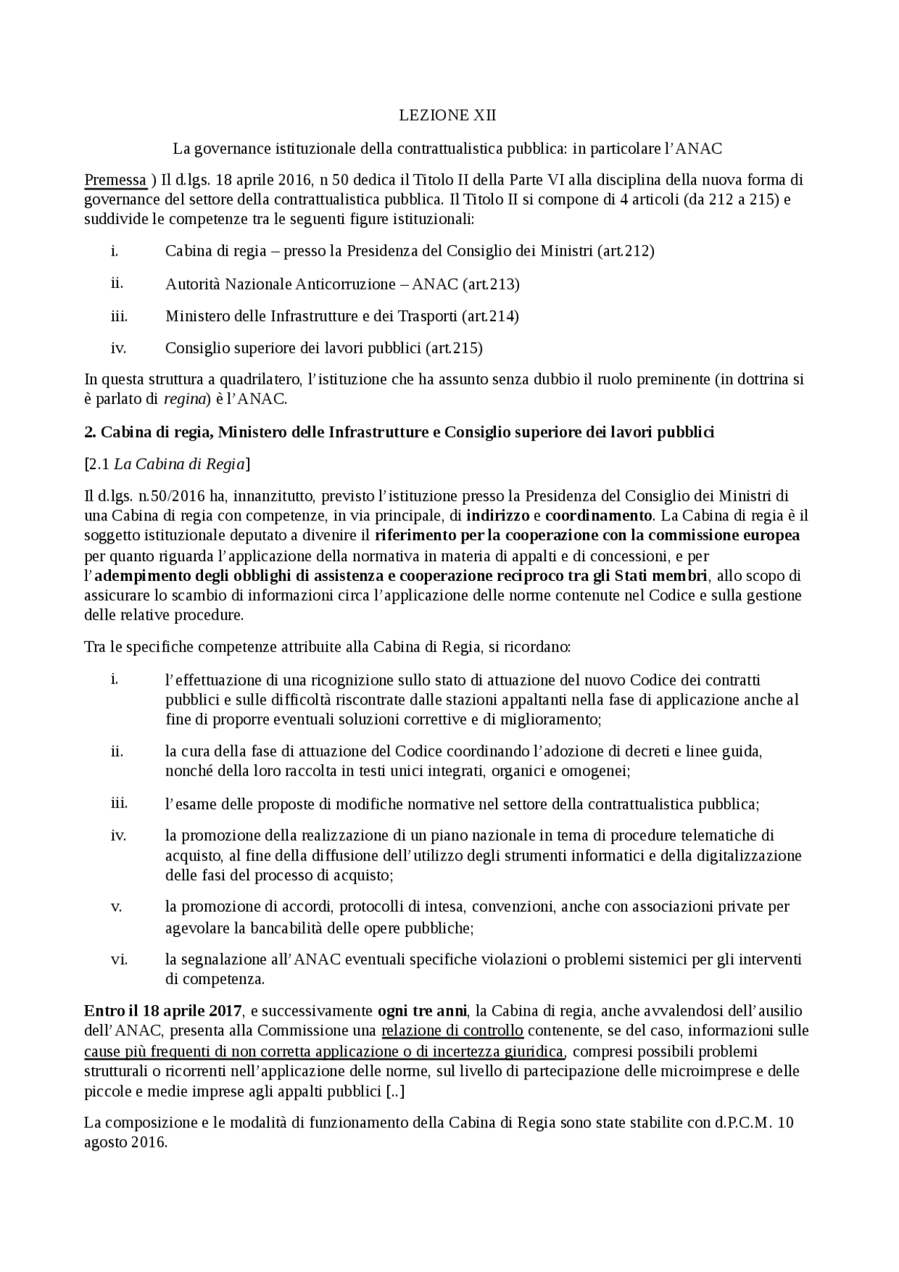 Contratti E Appalti Sintesi Docsity