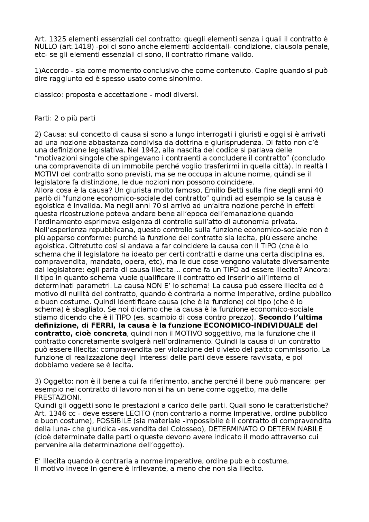 Appunti Lezioni Di Diritto Civile Profssa Bellomia Unicusano Docsity