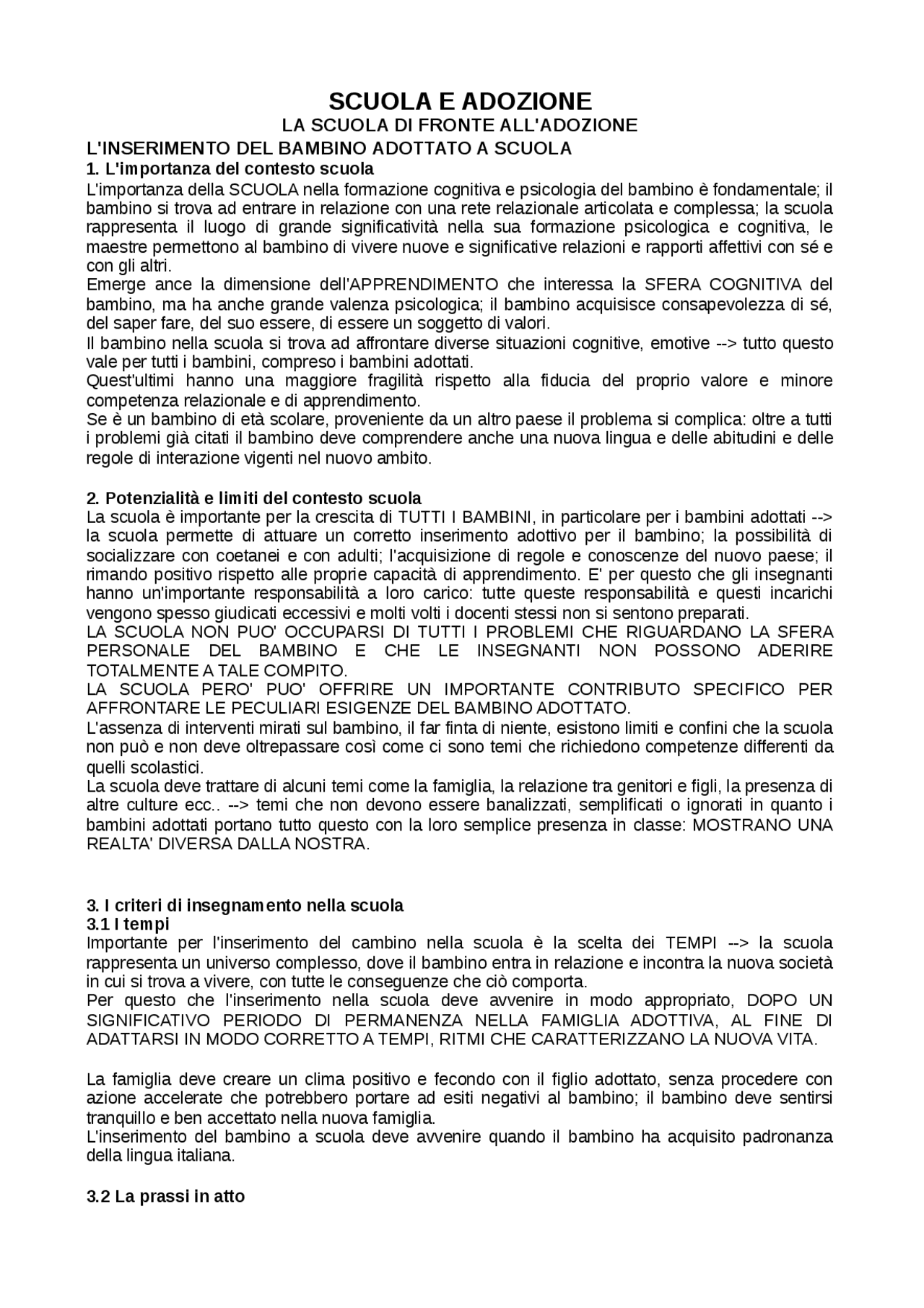 Scuola E Adozione Linee Guida E Strumenti Per Operatori Insegnanti E