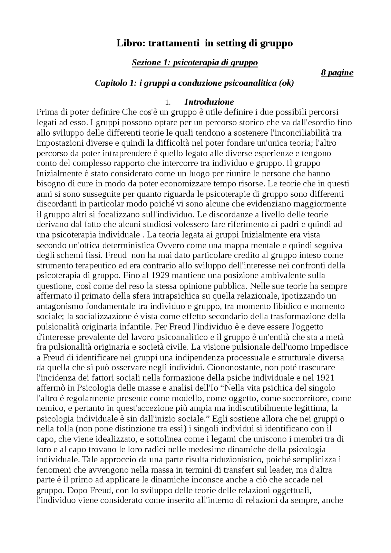 Teorie E Tecniche Delle Dinamiche Di Gruppo Docsity