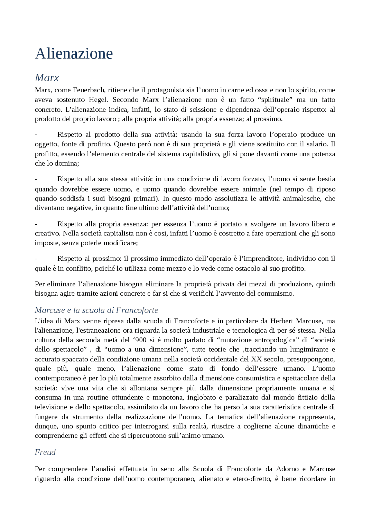 Il concetto di alienazione in filosofia | Guide, Progetti e Ricerche di ...