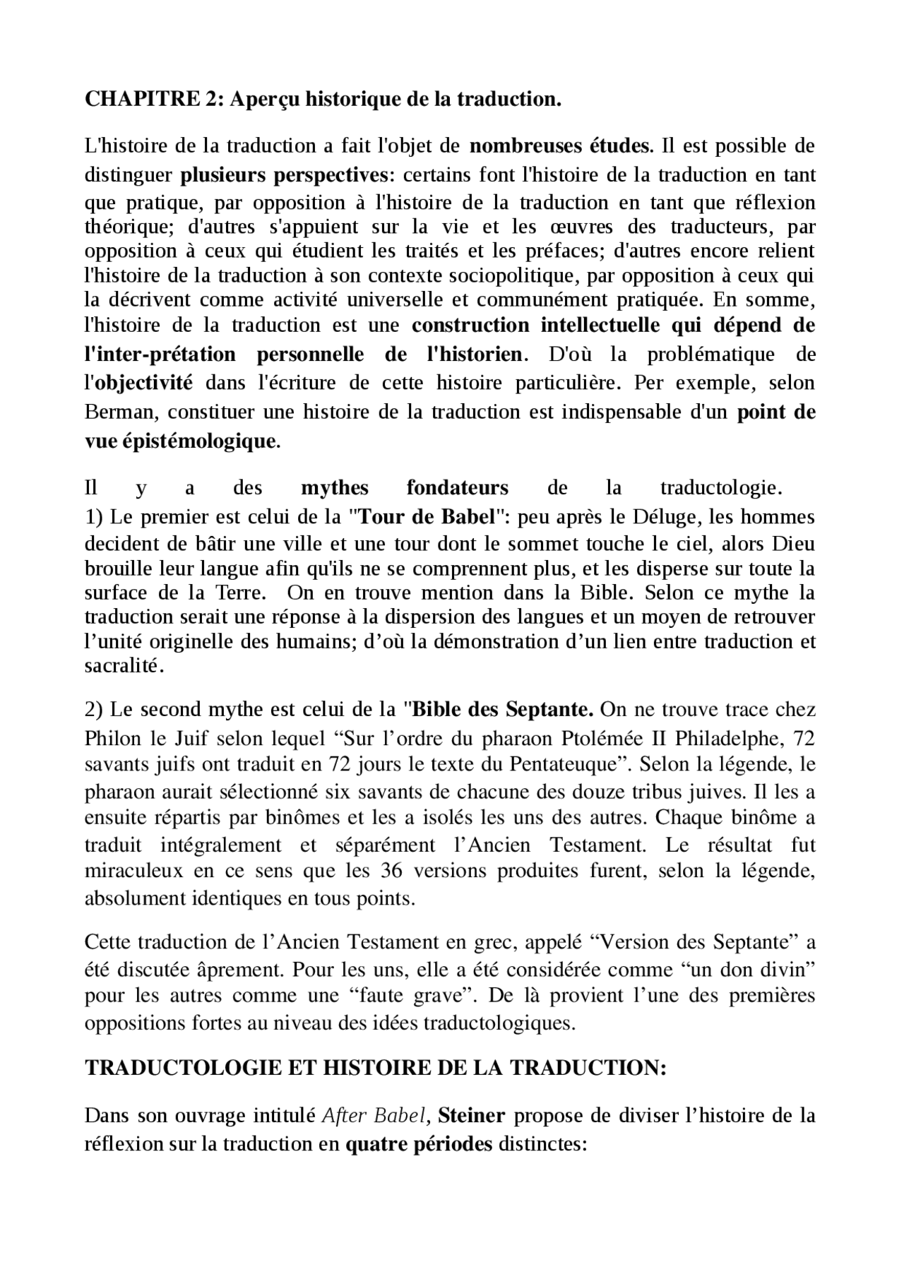 M Guidère Introduction à La Traductologie Docsity