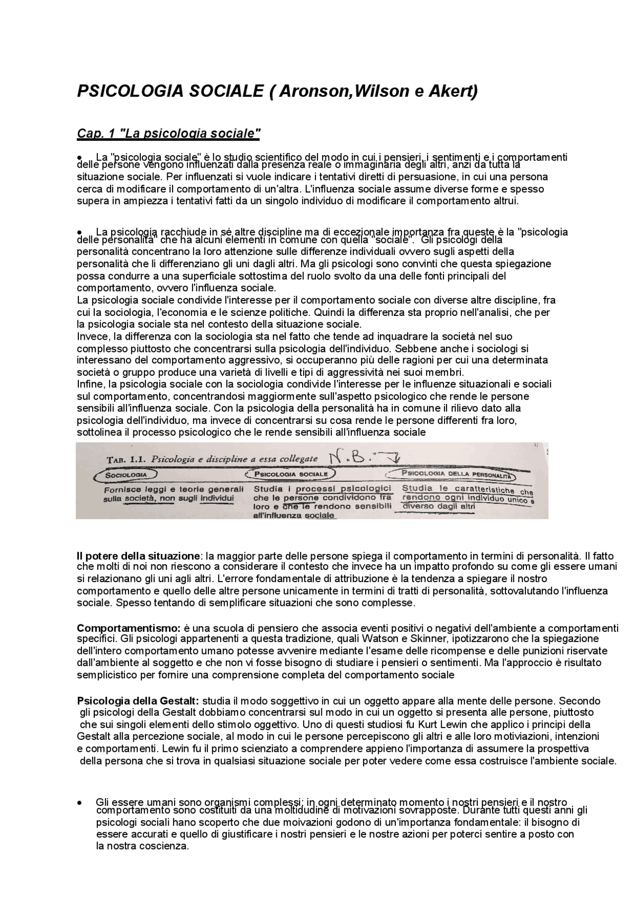 Psicologia Sociale Aronson Wilson E Akert Docsity