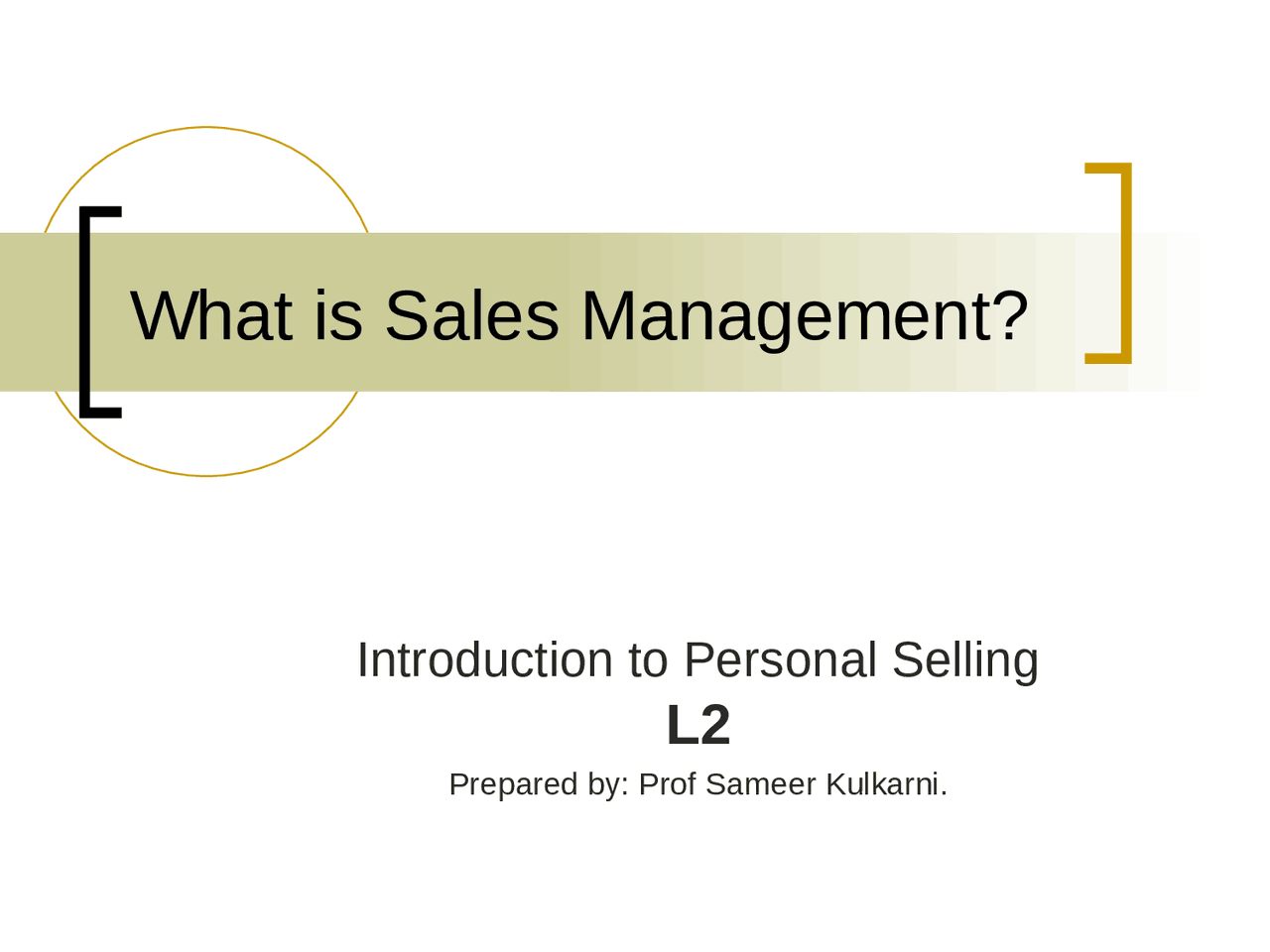 Sales Management Slides For Mba Docsity